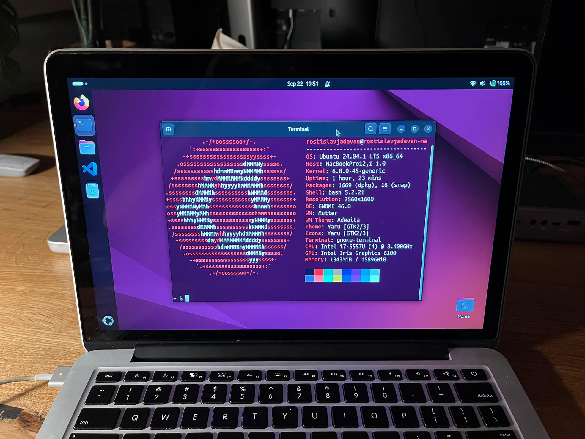 Ubuntu 24.04 on Macbook Pro 2013